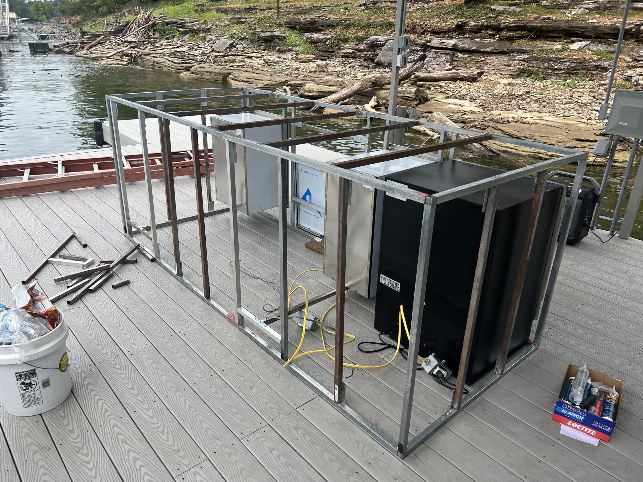 How to Build an Outdoor Bar or Kitchen (on a Dock)